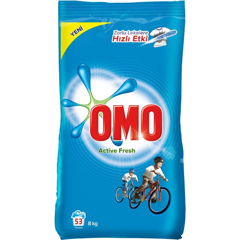 OMO Auto Washing Powder Detergent Active Fresh 8 kg – Semt Gıda